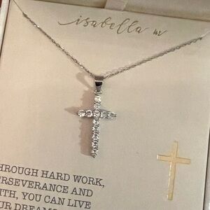 Isabella M | Jewelry | Isabella M Cross Necklace | Poshmark